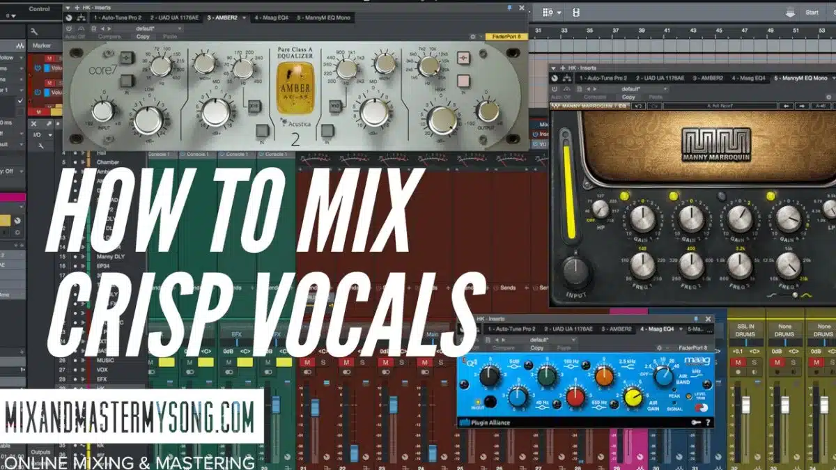 How To Mix Crisp Vocals - Mix & Master My Song