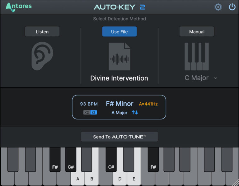 How to find the Auto-Tune Key